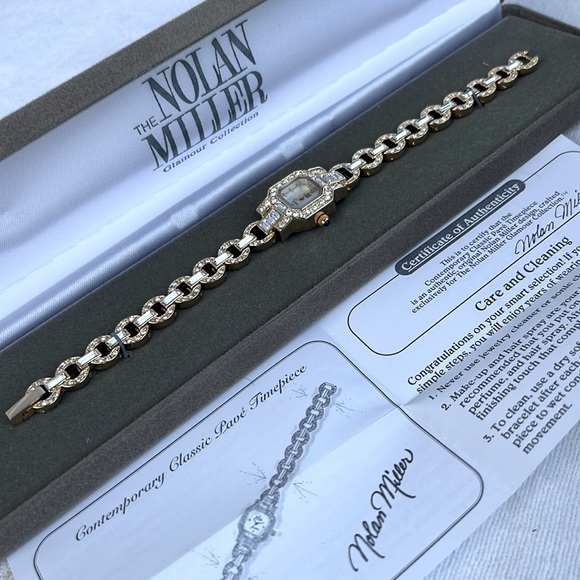 Nolan Miller | Jewelry | Nolan Miller Contemporary Classic Pave Watch ...